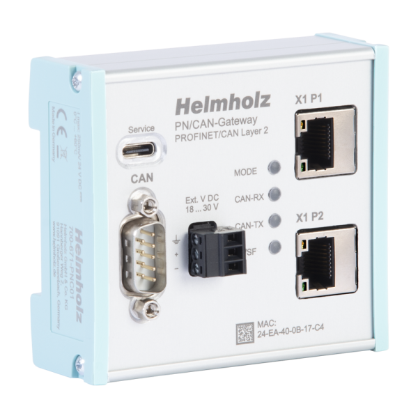 PN/CAN Gateway, PROFINET/CANopen Slave, HELMZ-700-672-PNC01 - LAPP Australia