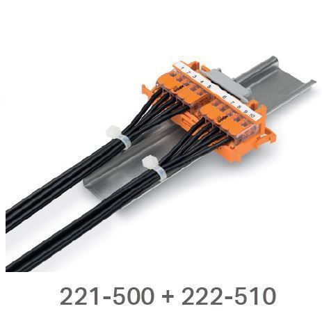 WAGO-222-510 Angled DIN-rail adapter - LAPP Australia