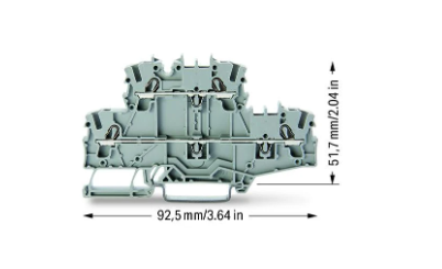 WAGO 2002-2701 FUSE TERMINAL, DOUBLE DECK - LAPP Australia