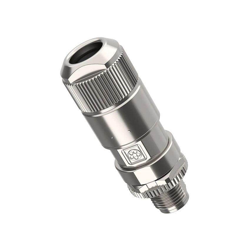 M12 Connector, Plug, Male, X Coded, Straight, 21700602 - LAPP Australia